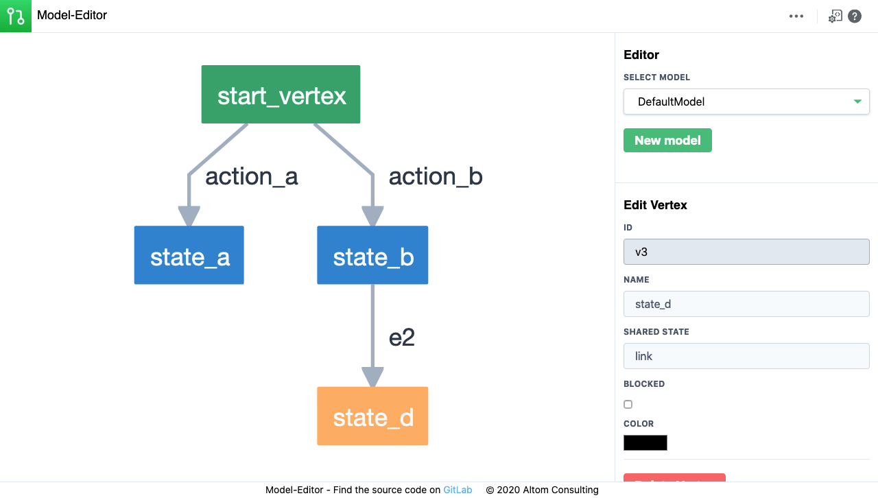 Model-Editor - A web based editor for AltWalker and GraphWalker models.